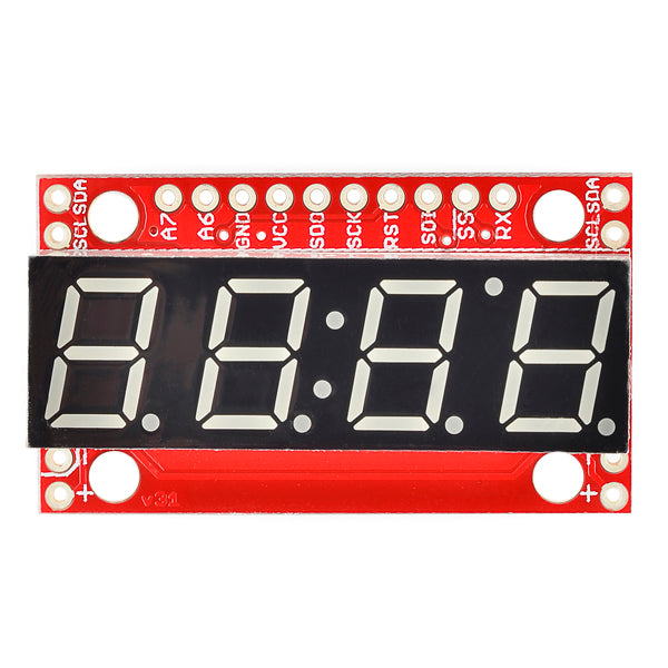 SparkFun 7-Segment Serial Display - Red | 3DMakerWorld, Inc.