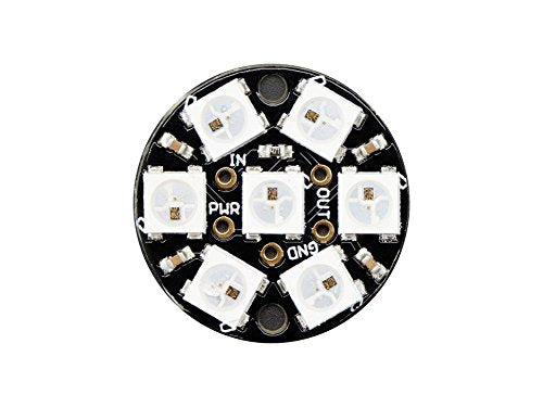 Adafruit NeoPixel Jewel, 7 - 5050 RGB LED with Integrated Drivers ...