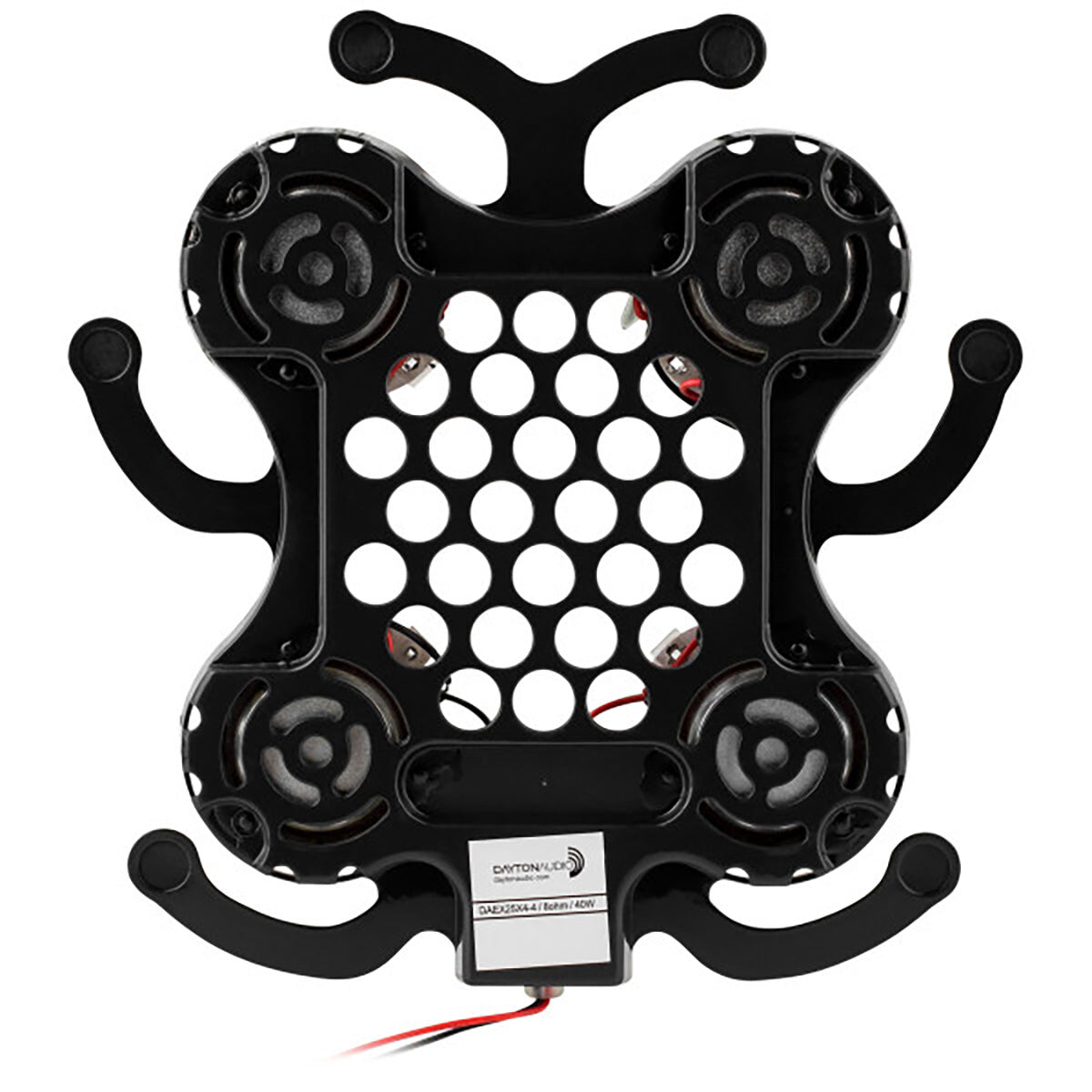 Dayton Audio DAEX25X4-4 Bullfrog Vented Disc Spider 25mm x 4 Exciter ...