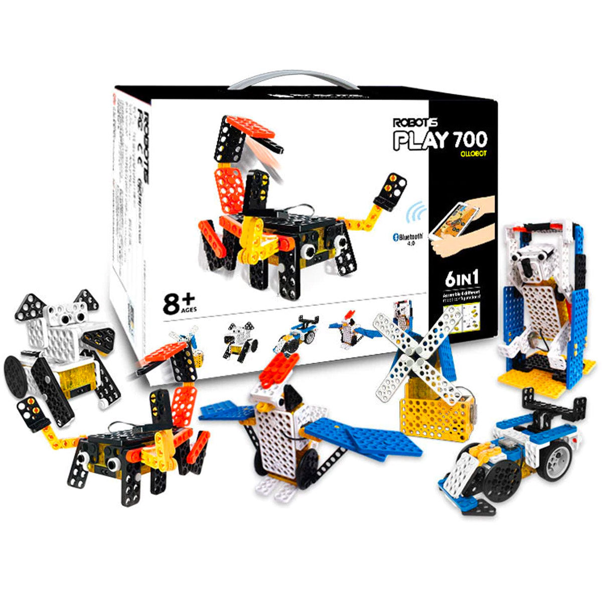 ROBOTIS Play 700 OLLOBOT: 6-in-1 Robotics Kit | 3DMakerWorld, Inc.