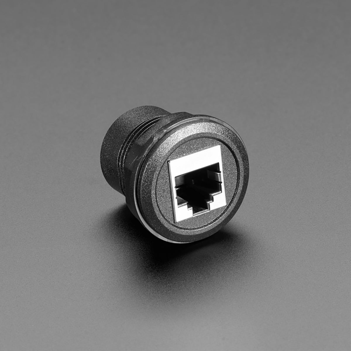 Adafruit RJ-45 Ethernet Round Panel Mount Adapter Plug | 3DMakerWorld, Inc.